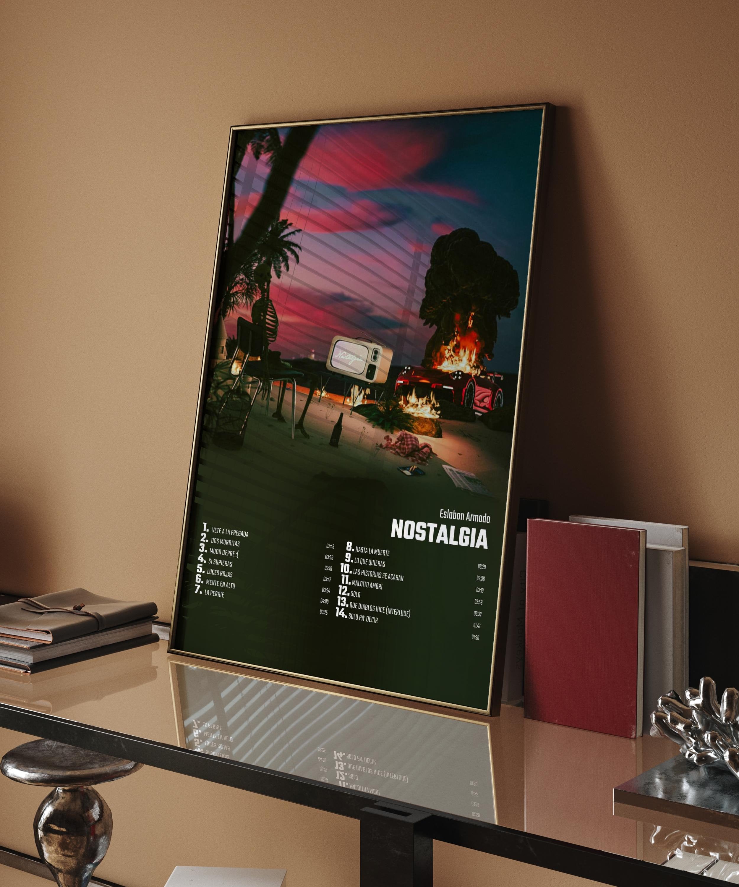 Eslabon Armado Nostalgia Album Cover Poster Music Poster - Etsy