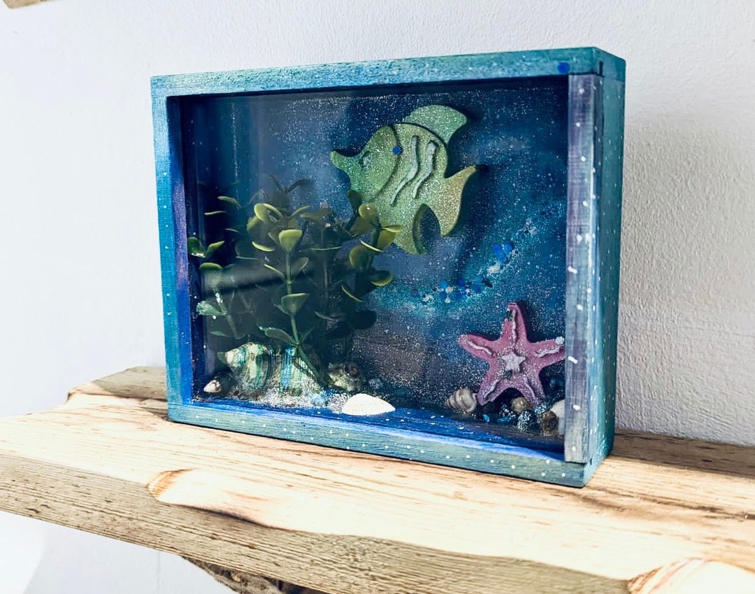 Fish Tank Aquarium Handmade Diorama / Fishkeeper / Ocean Sea - Etsy