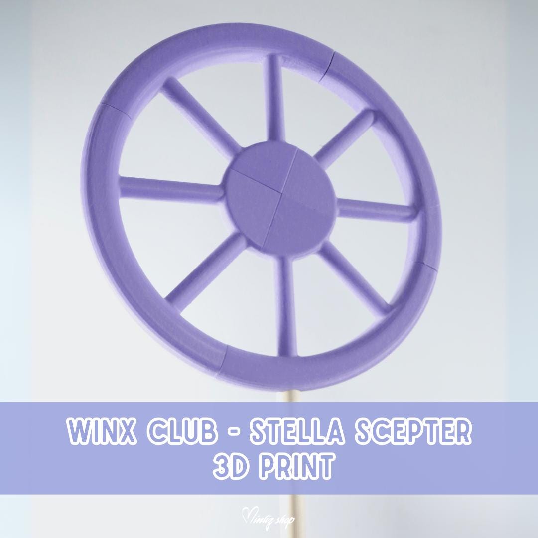 3D Print | Winx Club Stella Scepter - Etsy