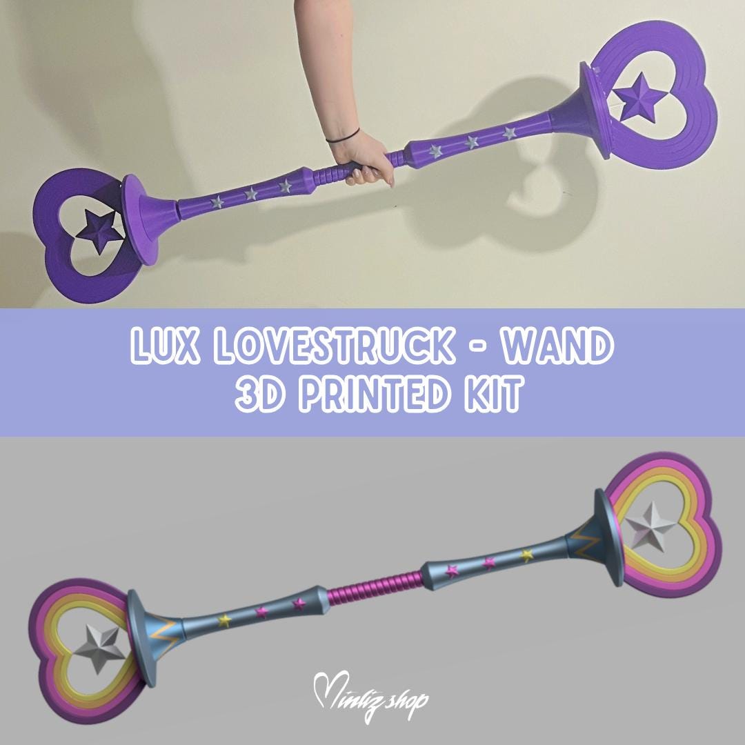 3D Printed Kit | Lux Lovestruck Staff/wand League of Legends - Etsy
