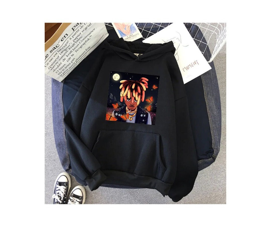 Juice Wrld Design Hoodie Hip-hop Streetwear - Etsy