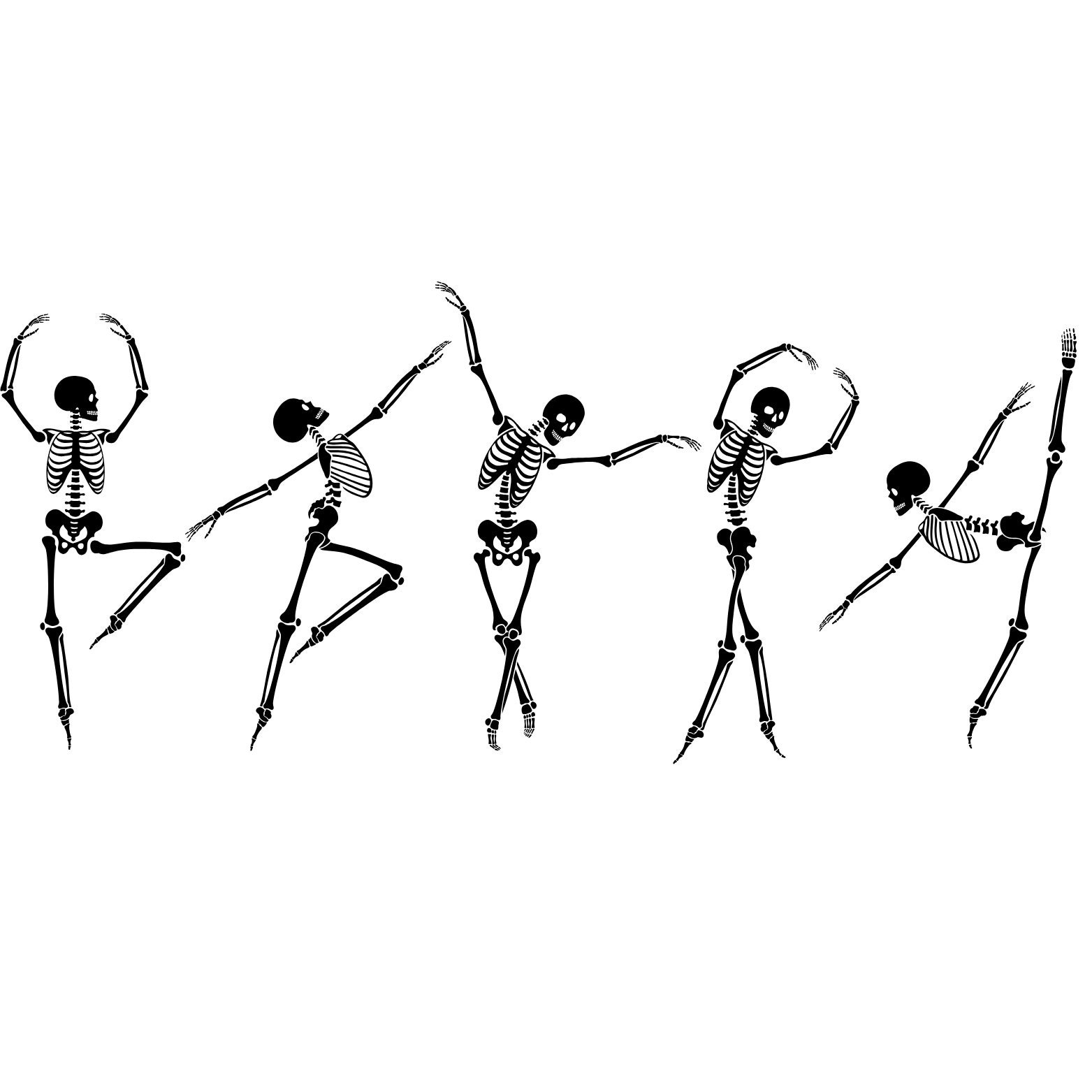 Ballet Skeletons Halloween SVG/PNG - Etsy
