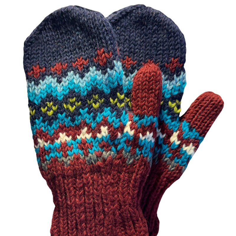 Red Mittens - Etsy