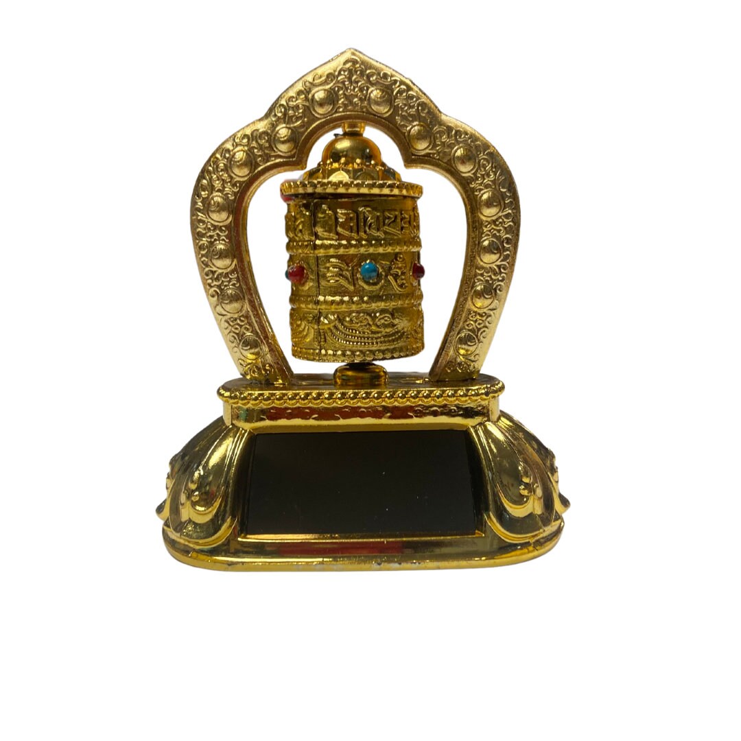 Meditation Solar Prayer Wheel - Etsy