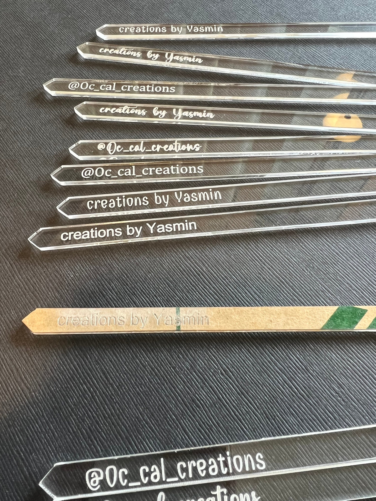 Acrylic Cake Topper Stick, Personalized Stick, Engraved Stick, Cake ...