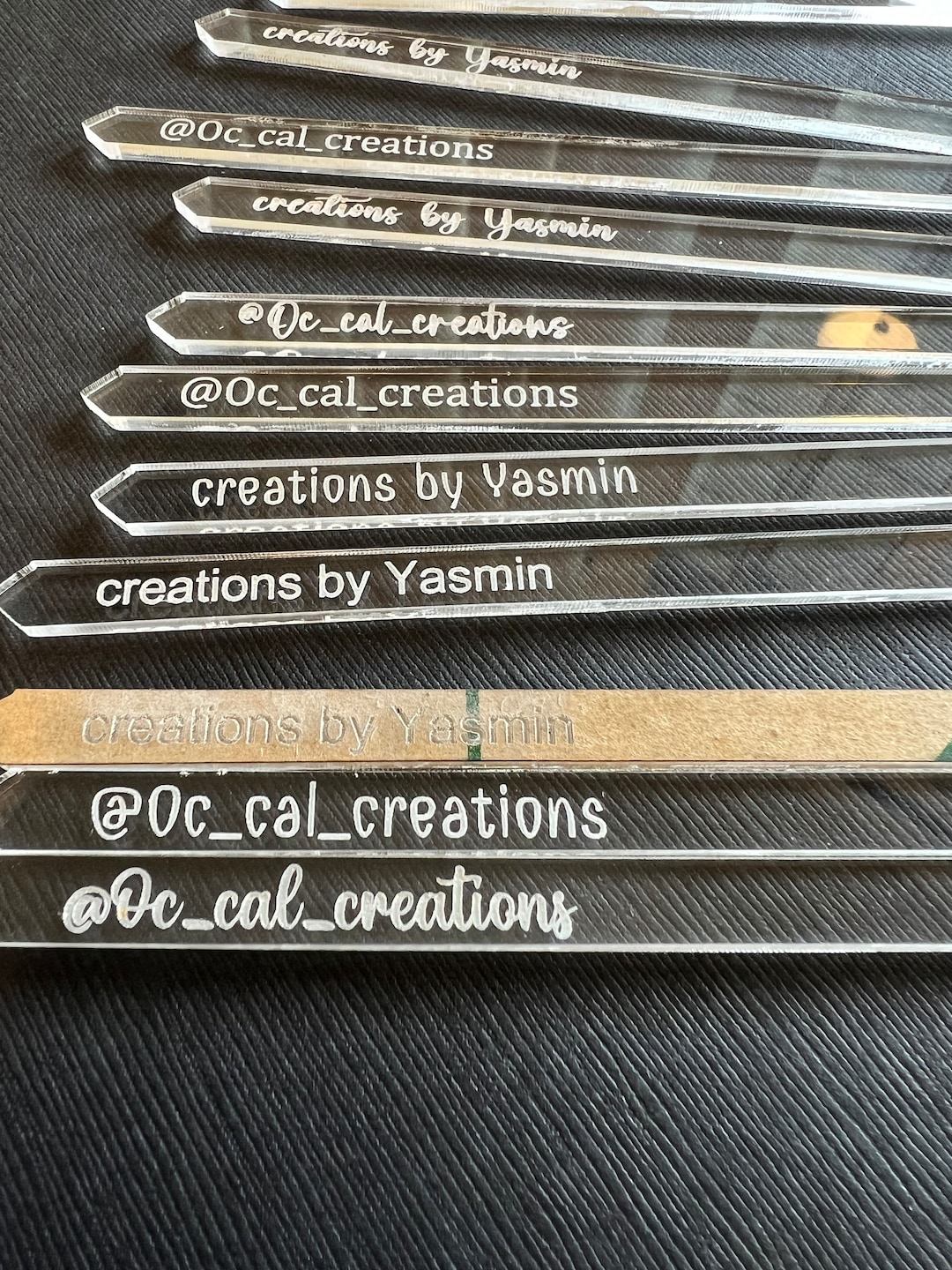 Acrylic Cake Topper Stick, Personalized Stick, Engraved Stick, Cake ...