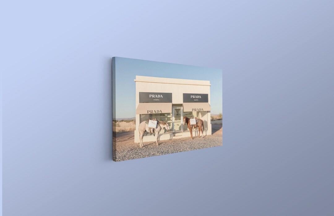 Framed Texas Marfa Store ,luxury Wall Art, Marfa Store Canvas , Marfa ...