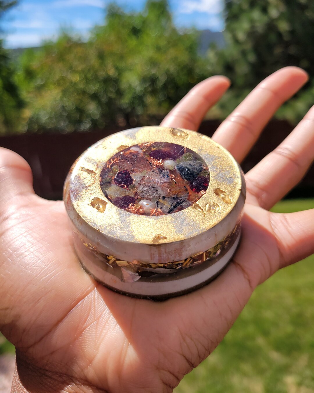 Luminous Leo Orgonite Tower Buster style 1 - Etsy