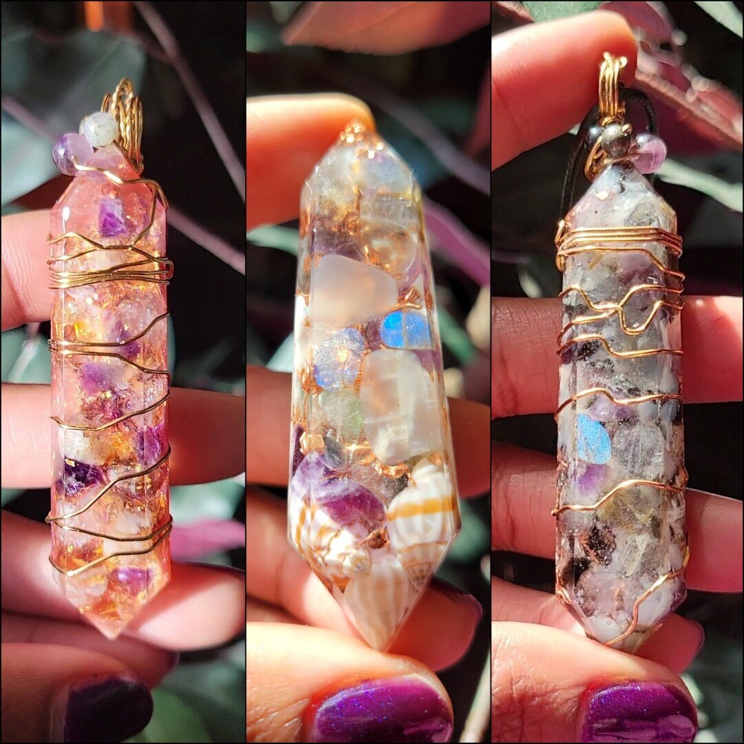 CUSTOM Orgonite Jewelry - Etsy