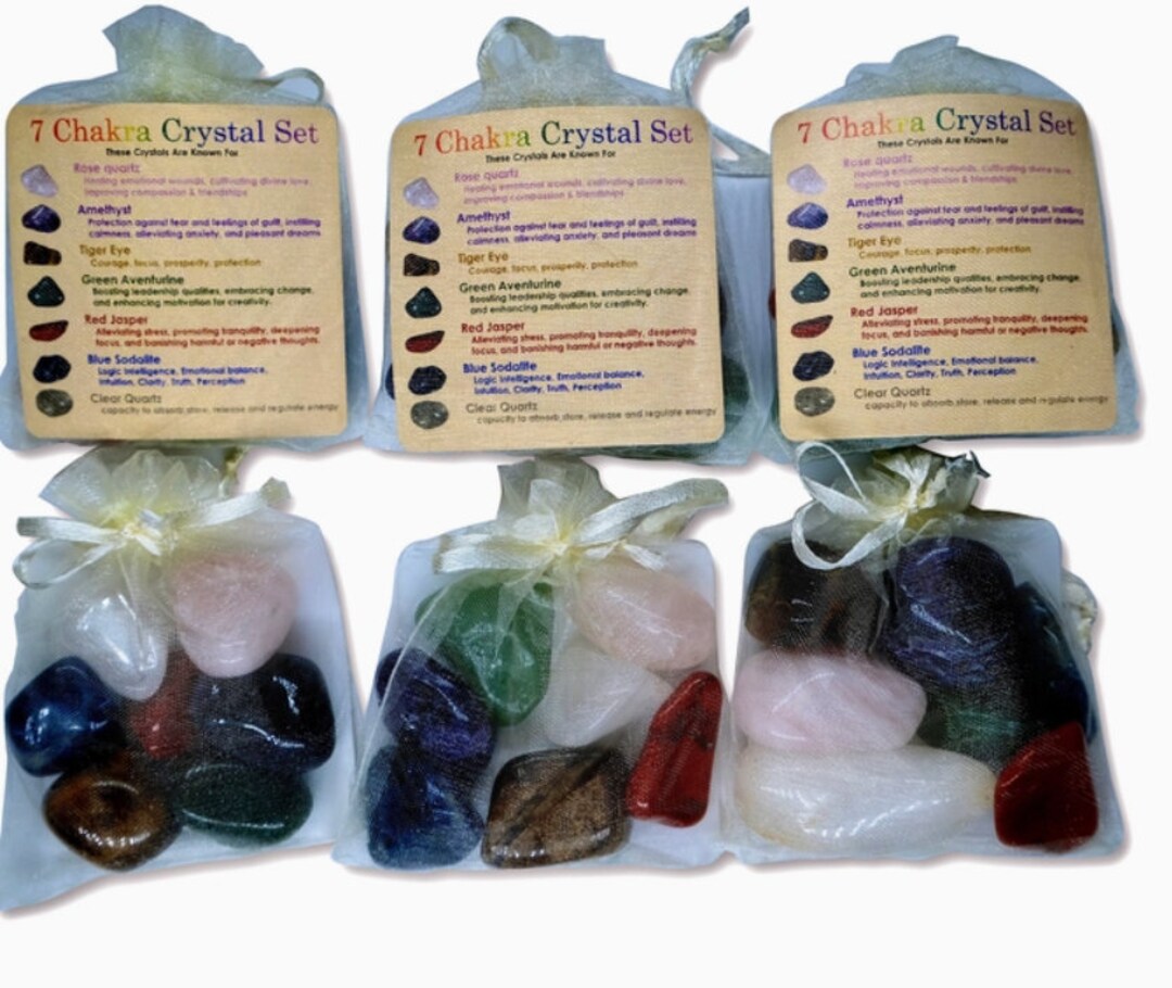 Crystal Kit 7 Chakra Crystals Set - Etsy