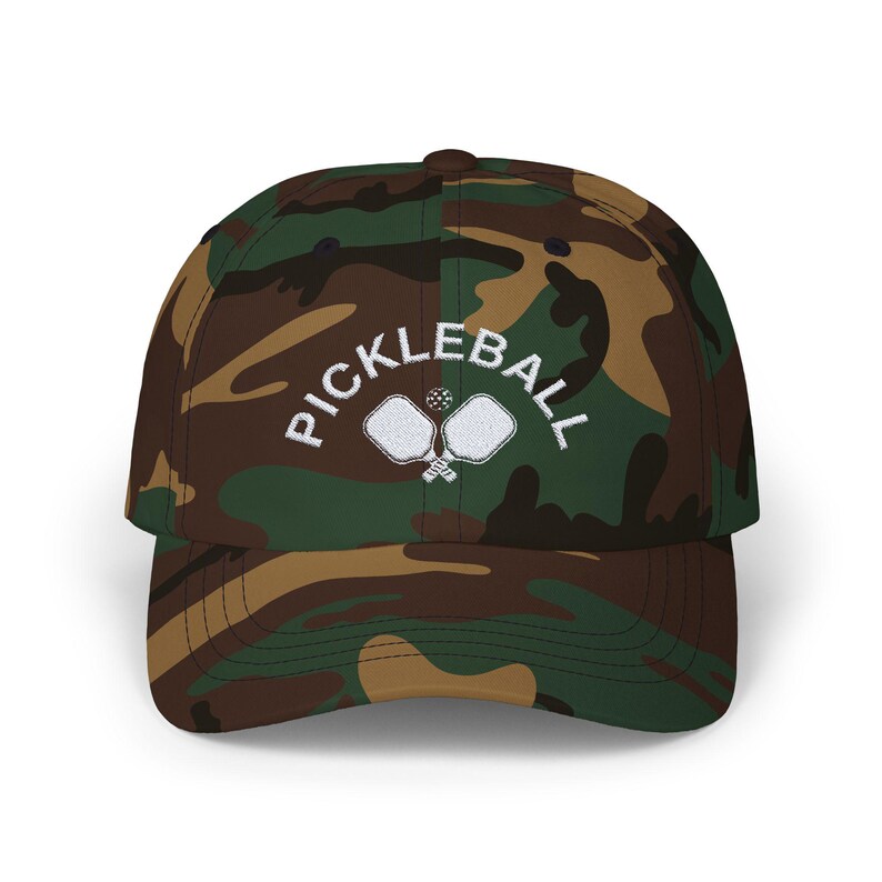 Embroidered Pickleball Hat - Classic Ball Cap, Sport Cap, Adjustable ...