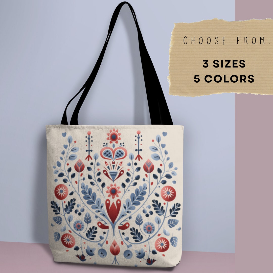 Scandinavian-inspired Tote Bag | Cute Laptop Tote Bag | Tote Bag for ...