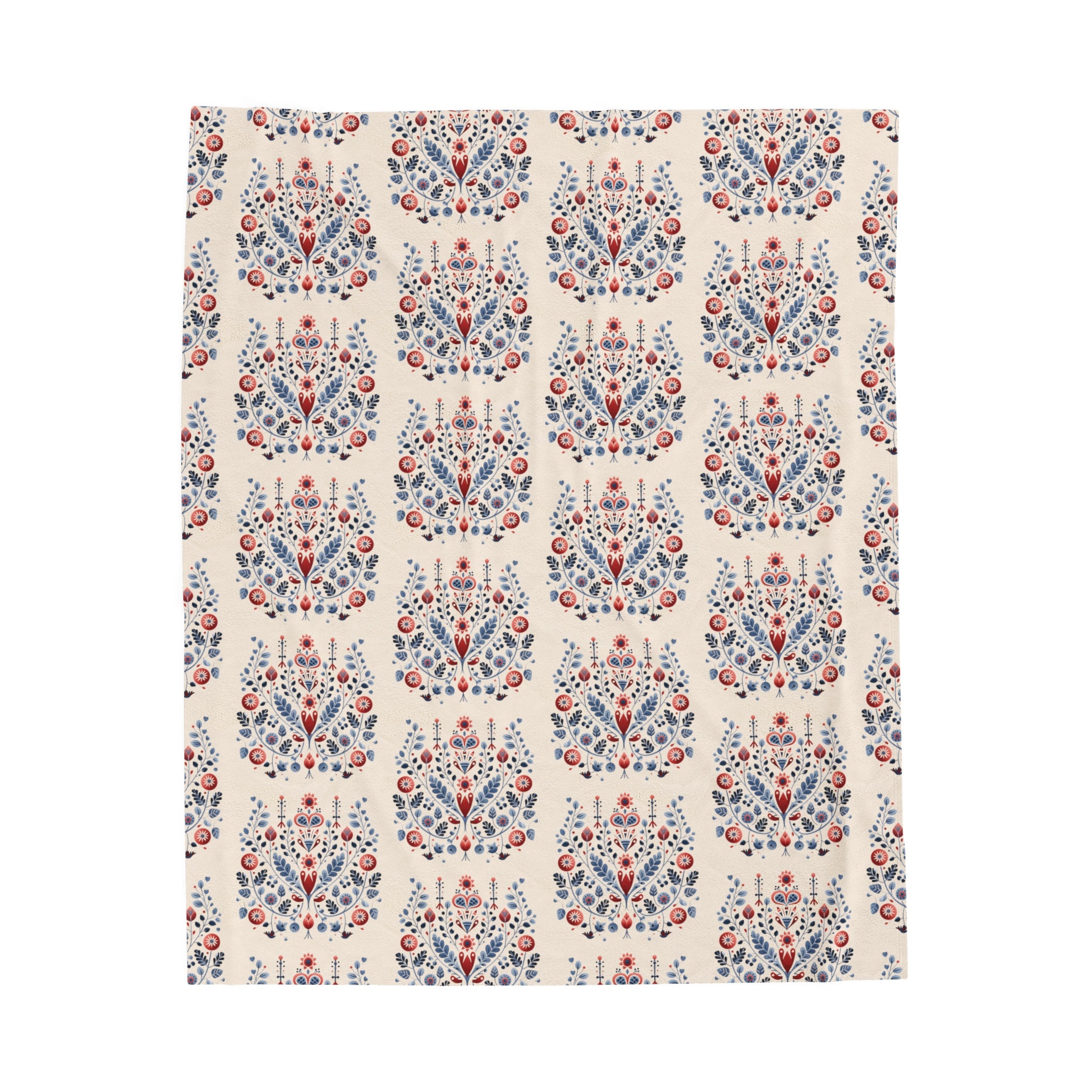 Scandinavian-inspired Plush Blanket Norwegian Blanket Swedish Blanket ...