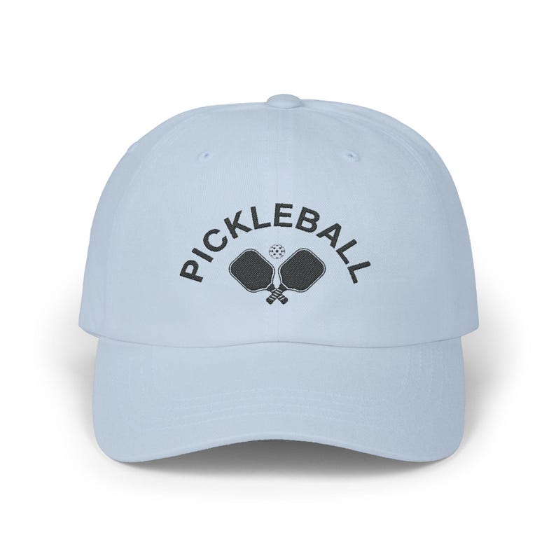 Embroidered Pickleball Hat - Classic Ball Cap, Sport Cap, Adjustable ...