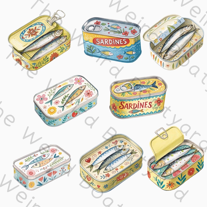 15 Pretty Sardine Cans Clipart, Pngs Transparent Backgrounds, Fisherman ...