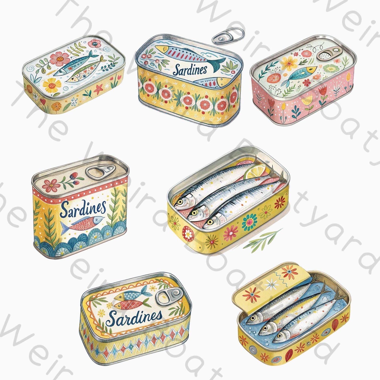 15 Pretty Sardine Cans Clipart, Pngs Transparent Backgrounds, Fisherman ...