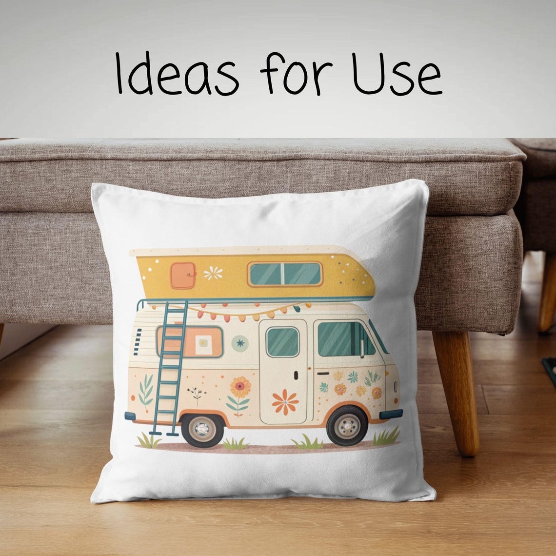 10 Cute Camper Pngs, Retro RV Clipart, Vintage Caravan, Digital Camping ...