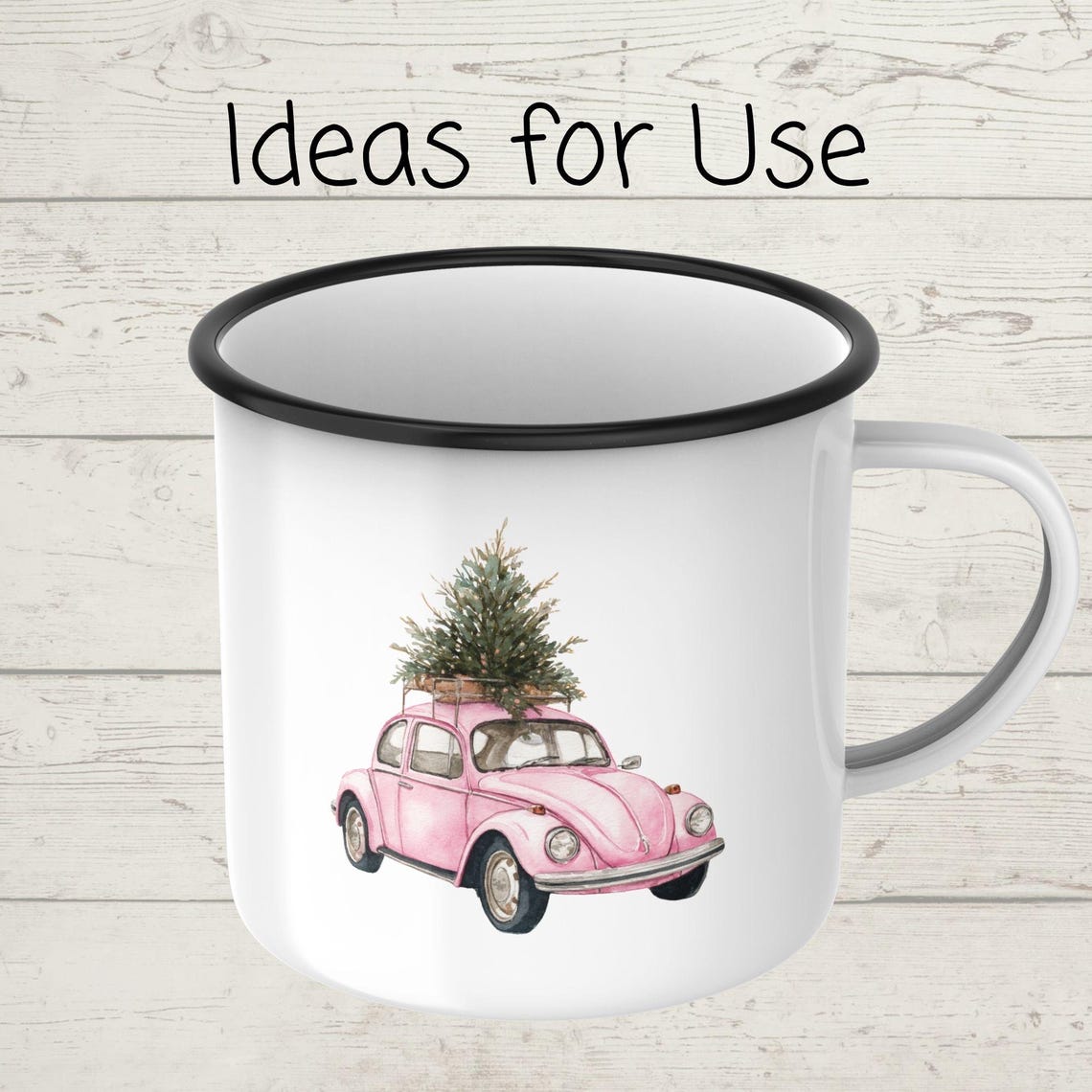 Vintage Car Christmas Clipart Set: Retro European Auto Pngs (digital ...