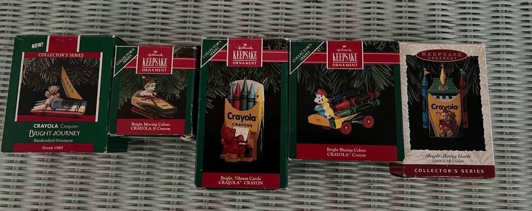 Vintage Hallmark Crayola Crayon Series 1989 1993 - Etsy
