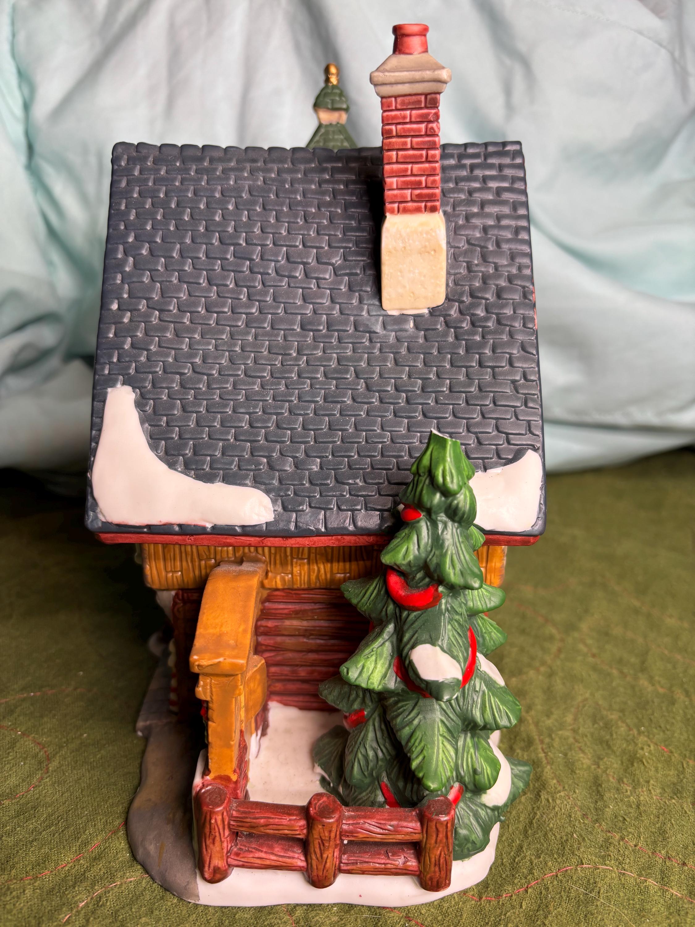 Vintage Santas Workbench Collection corner Cupboard Antiques 1999 - Etsy