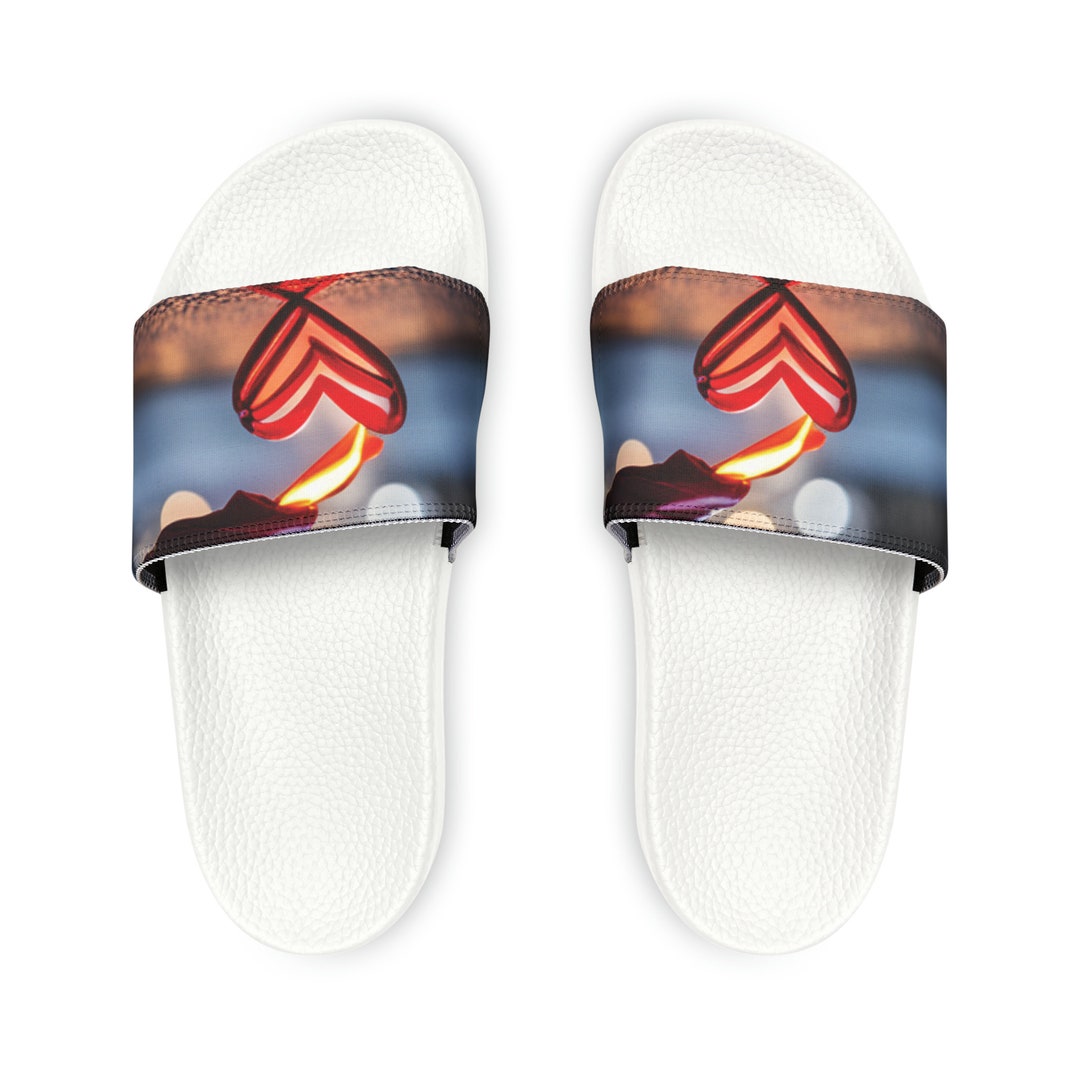 Men's PU Slide Sandals - Etsy