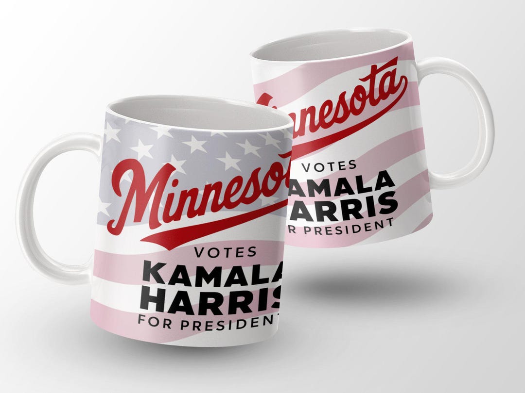 Minnesota Votes Kamala Harris for President Coffee Mug, Election Cup ...