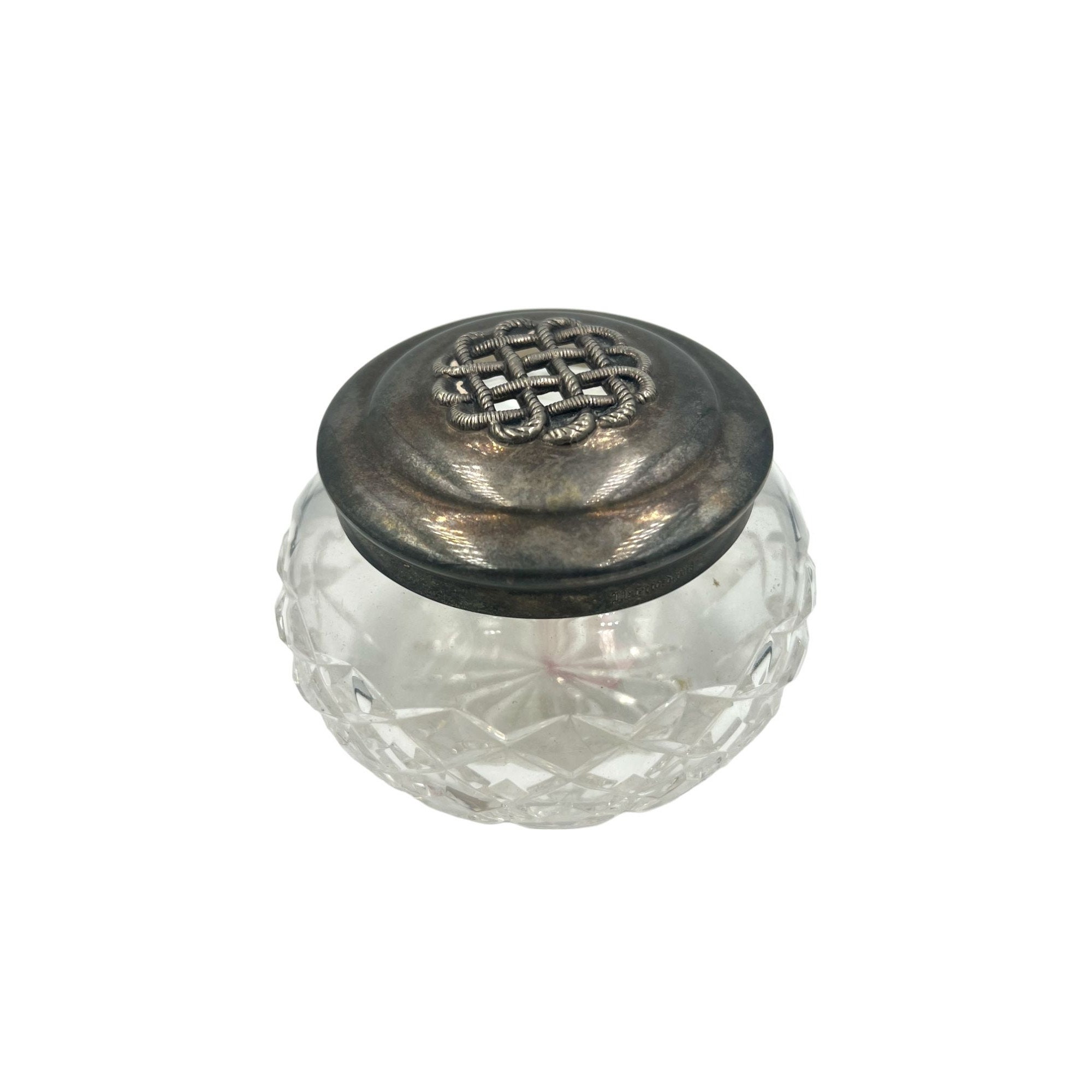 Antique Bohemian Large Hand Cut Crystal Jar - Etsy