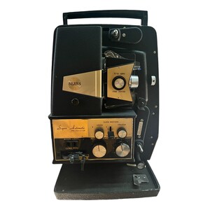 Vintage 8mm Projector by Sears - Etsy