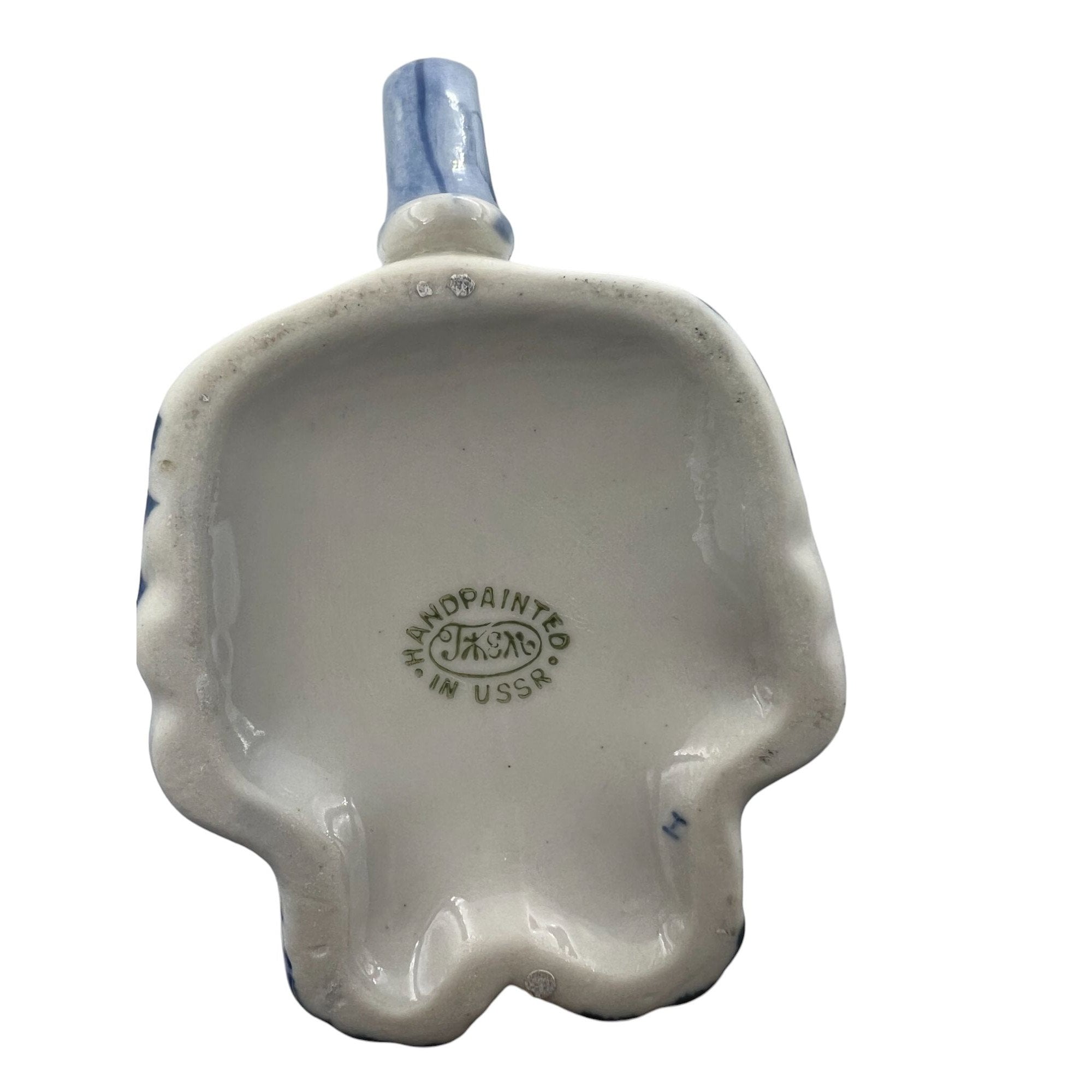 Vintage Porcelain Gzhel Lion Pitcher - Etsy