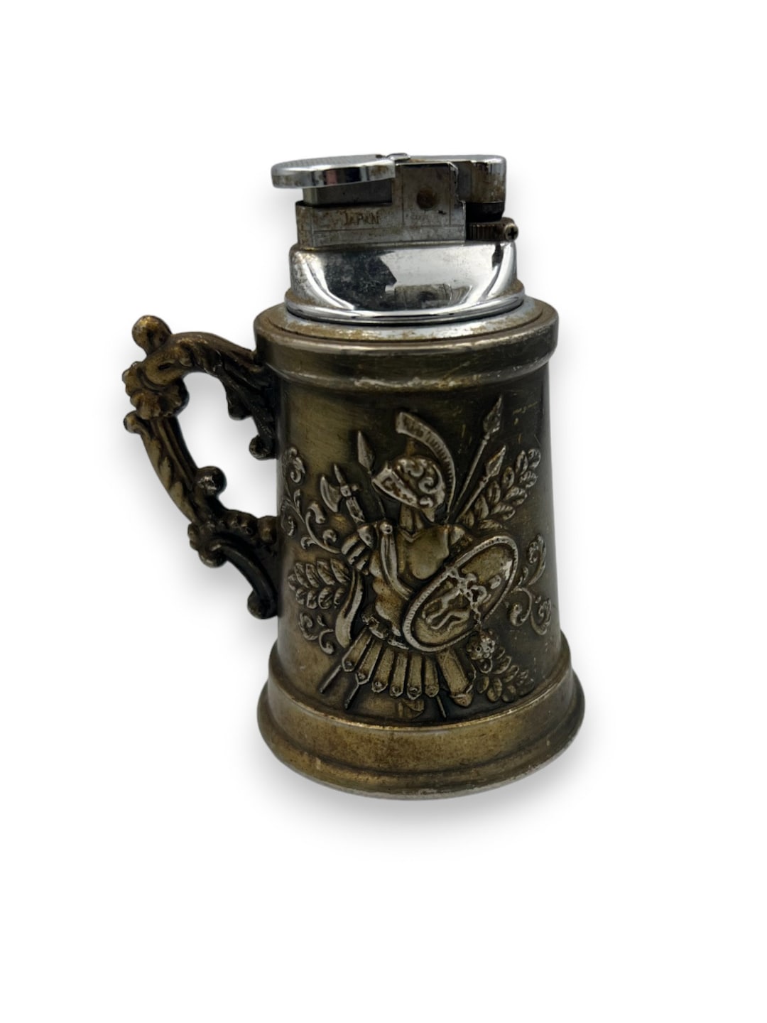 Vintage Beer Stein Table Top Lighter With Knights - Etsy
