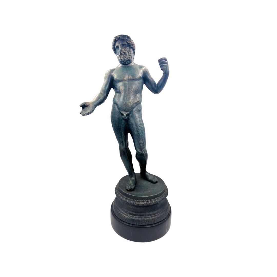 Antique Ancient Roman Bronze Statue Greek God Apollo - Etsy