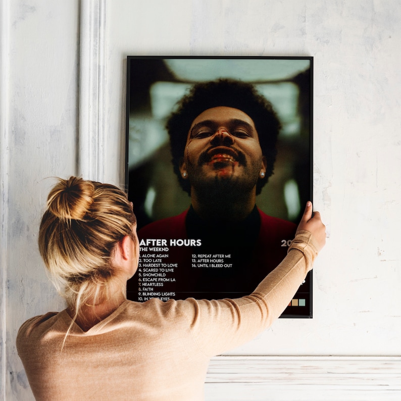 The Weeknd After Hours Album Cover Print Poster Digital Download Album ...