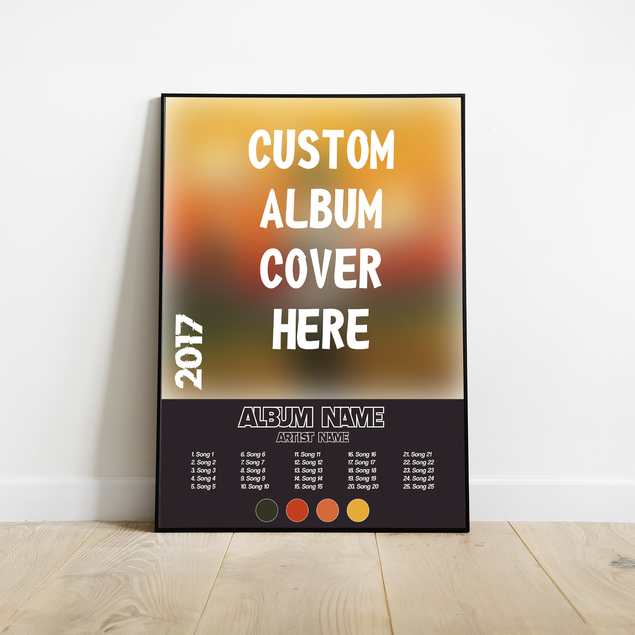 Album Cover Poster, Album Cover Personalized Prints, Custom Wall Art ...