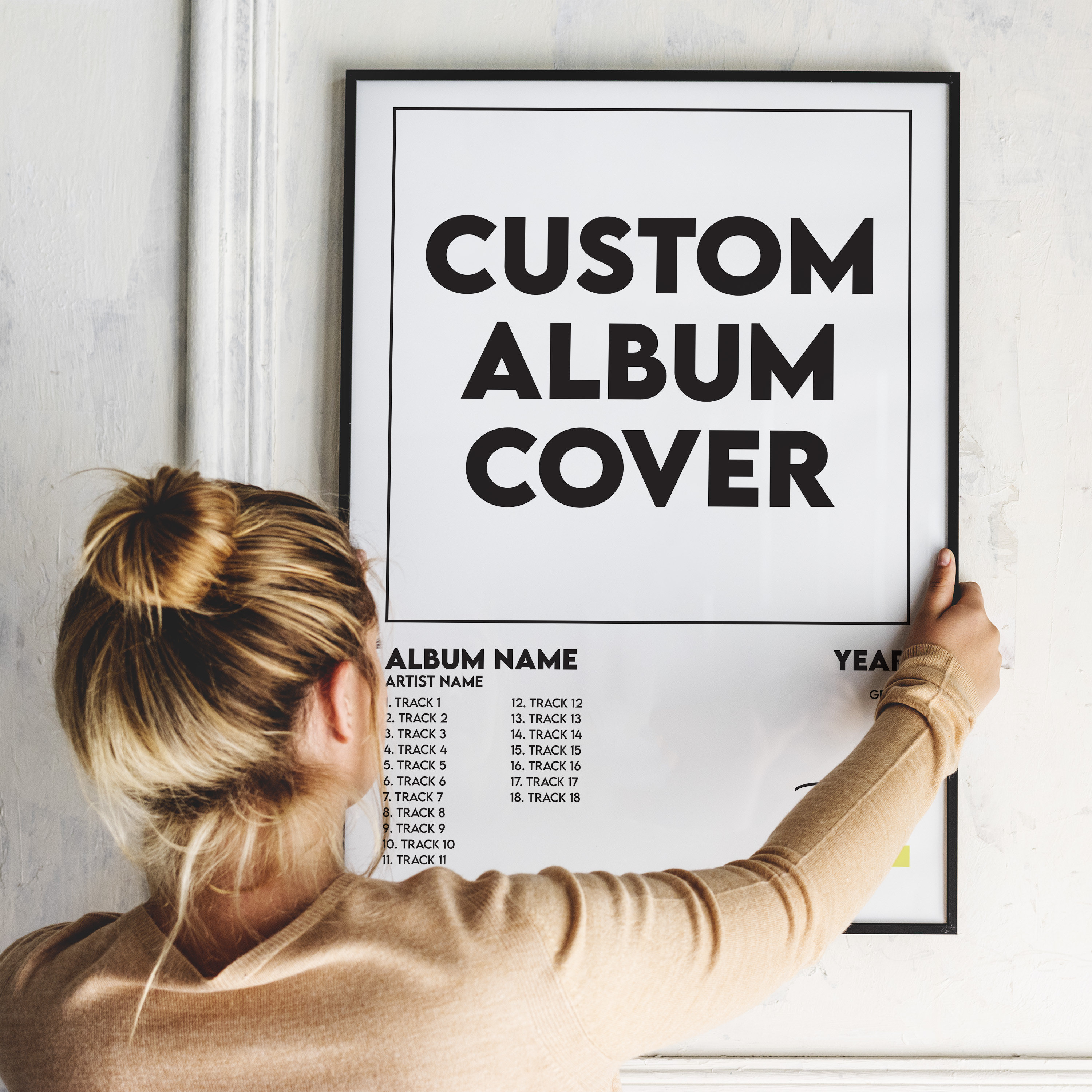 Custom Album Cover Art Print: Personalized Music Poster (digital ...