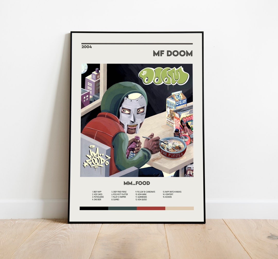 MF Doom Mm Food Album Cover Druck Poster Digitaler Download Digitales ...