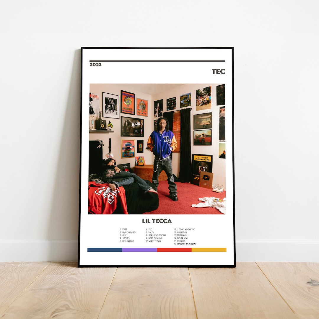 Lil Tecca Tec Album Cover Print Poster Digital Download Album Art High ...