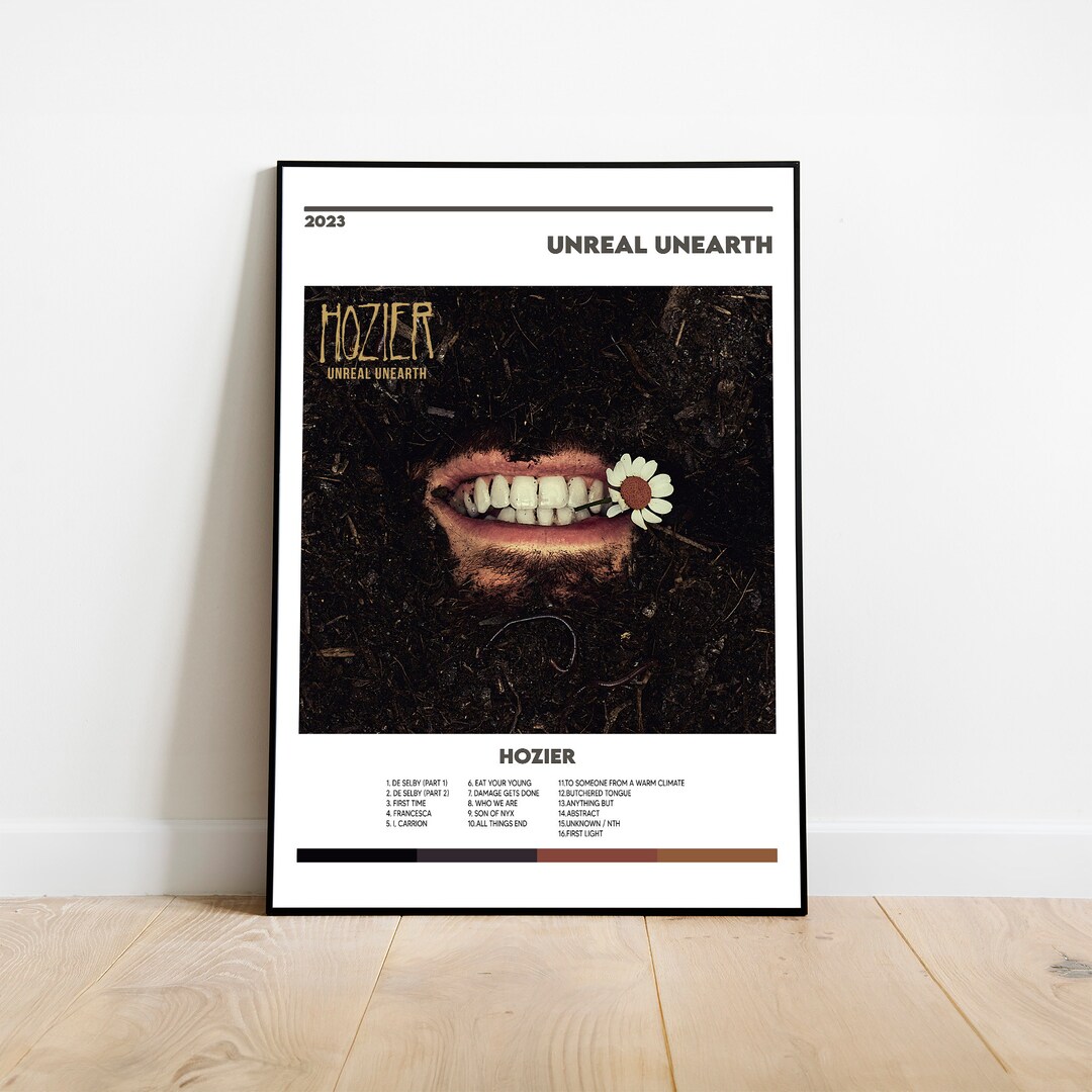 Hozier Unreal Unearth Album Cover Print Poster Digital Download Album Art High Quality Custom ...