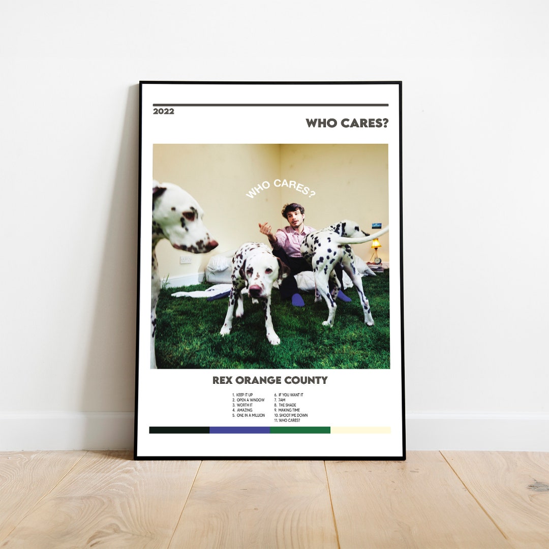 Rex Orange County Who Cares Album Cover Print Poster Digital Download ...