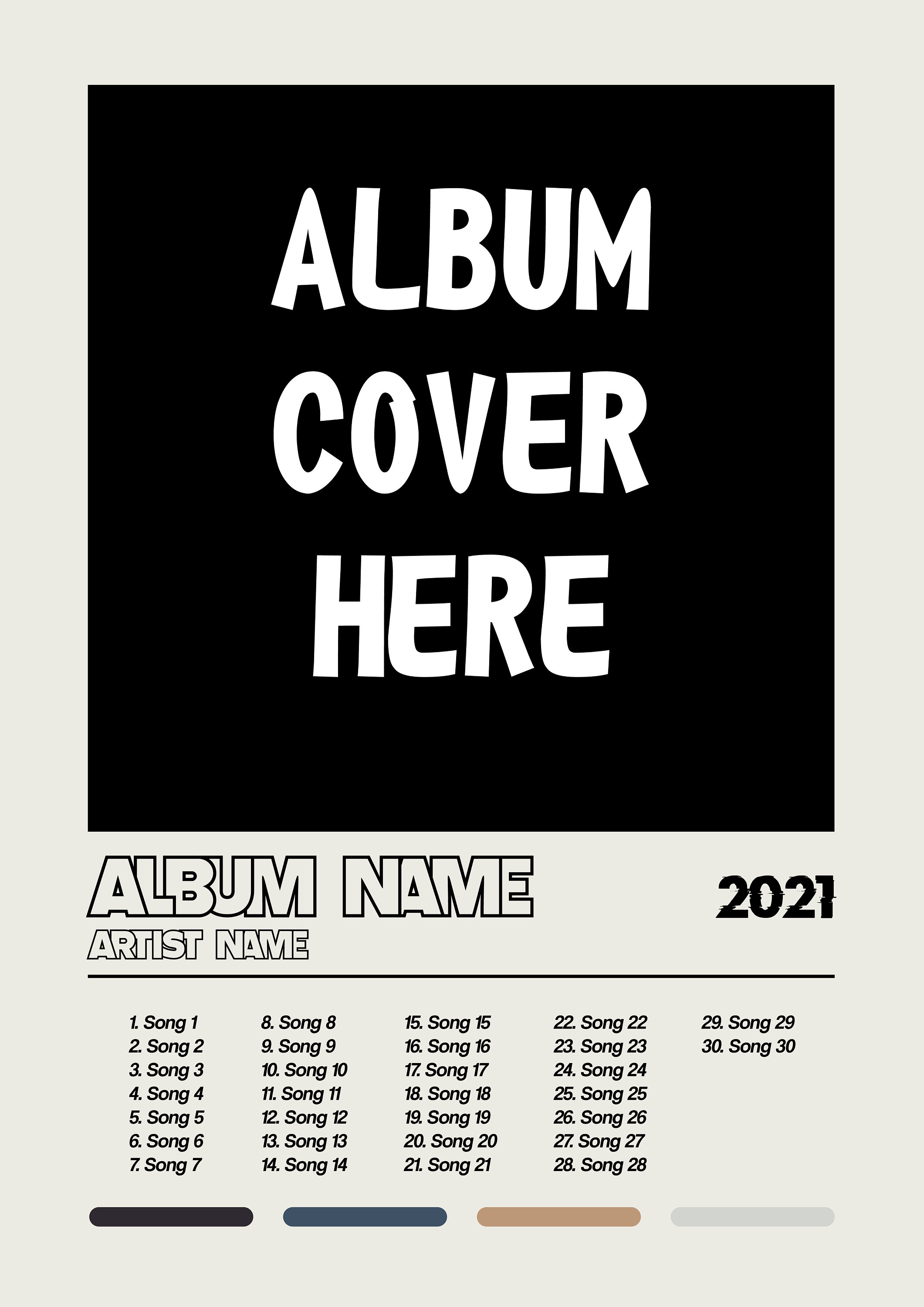 Album Cover Posters, Album Cover Prints Personalzed and Custom Wall Art ...