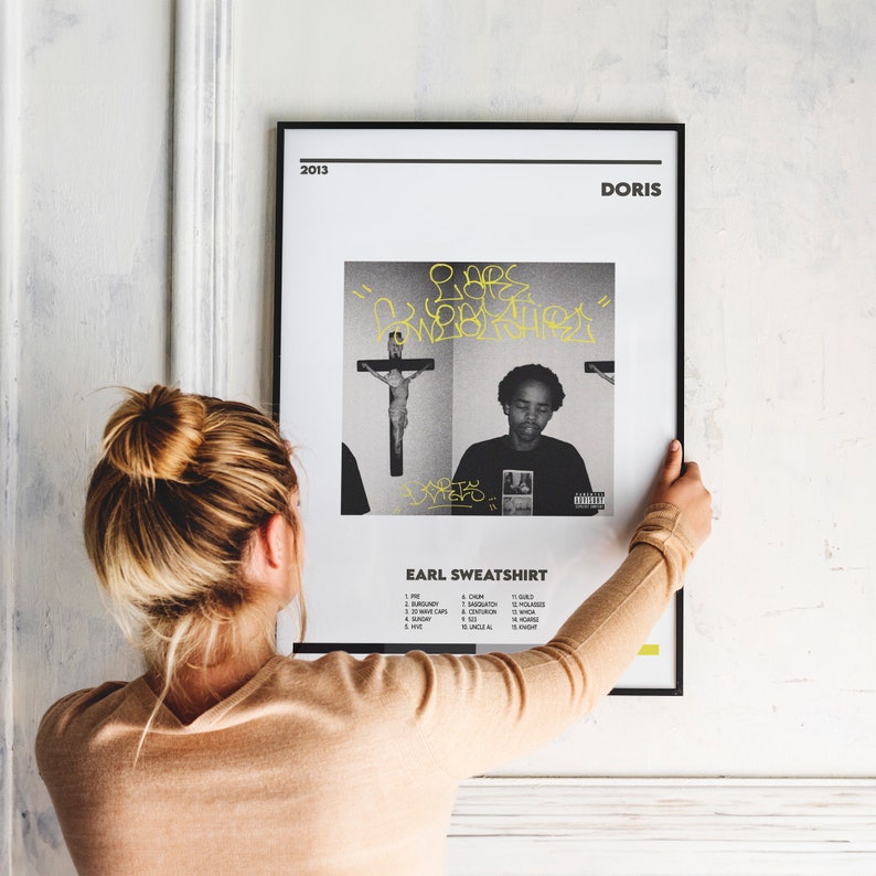 Earl Sweatshirt Doris Album Cover Print Poster Digital Download Digital ...
