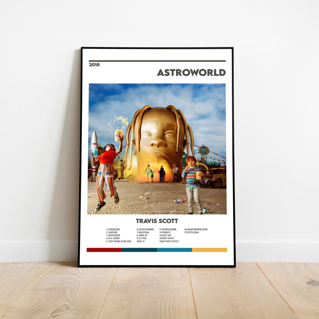 Travis Scott Astroworld Album Cover Print Poster Digital Download Album ...