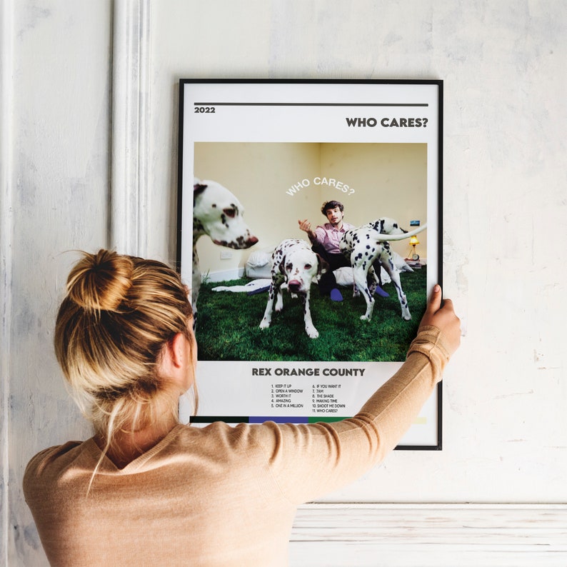 Rex Orange County Who Cares Album Cover Print Poster Digital Download ...