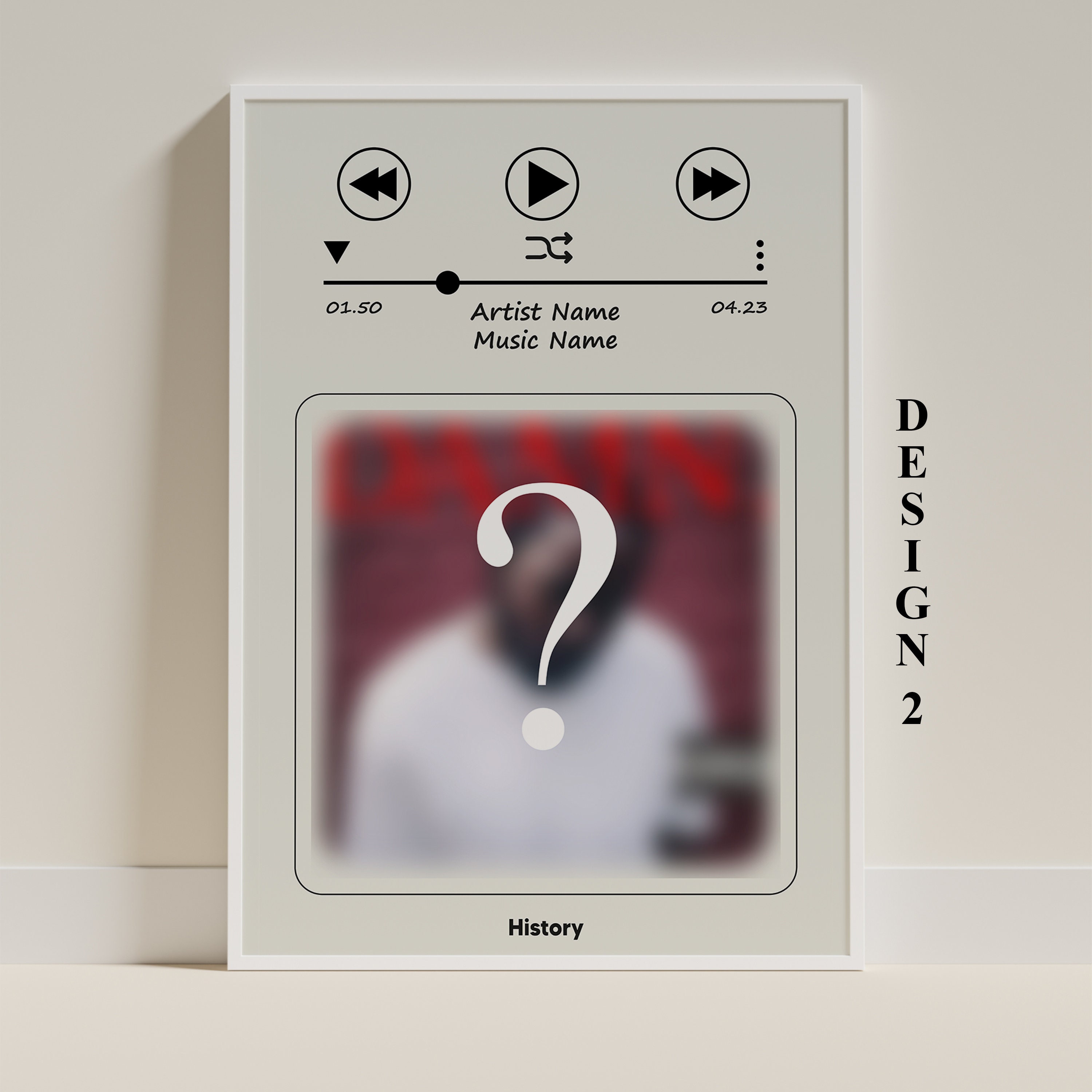 Music Poster , Tracklist Poster , Music Gift , Album Print , Album Art ...