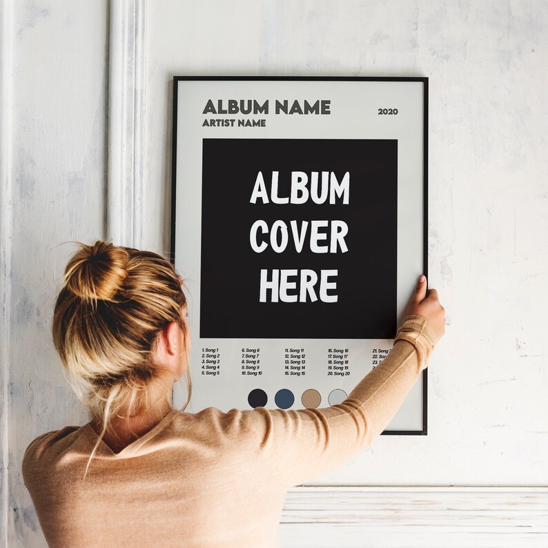 Custom Album Cover Poster: Personalized Music Art (digital Download) - Etsy