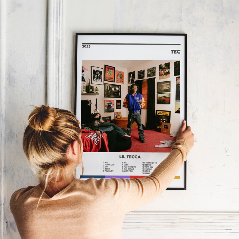 Lil Tecca Tec Album Cover Print Poster Digital Download Album Art High ...