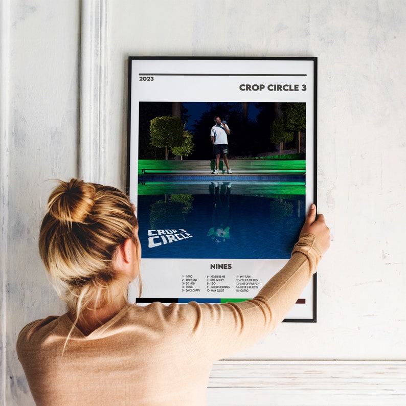 Nines Crop Circle 3 Album Cover Print Poster Digital Download Album Art ...