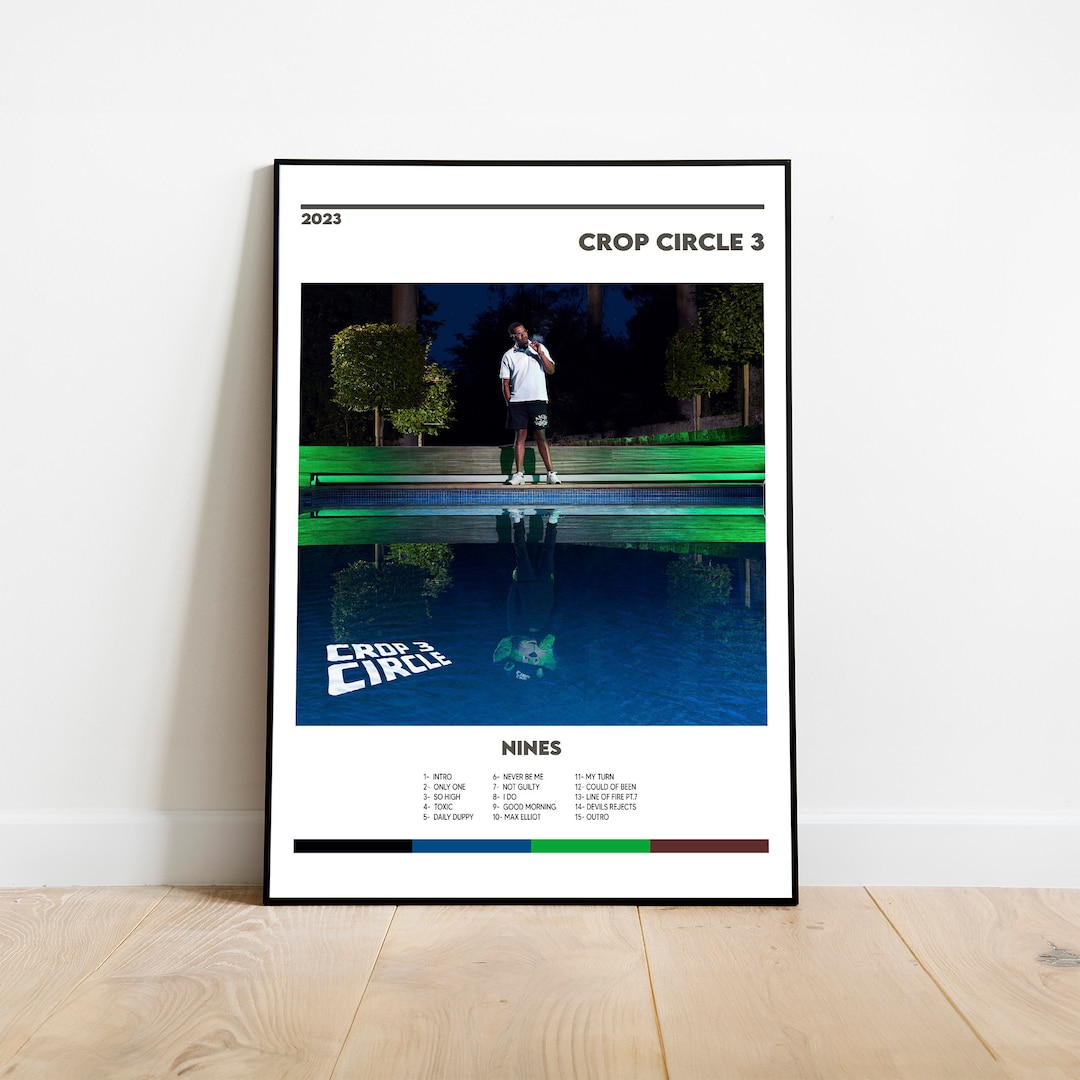 Nines Crop Circle 3 Album Cover Print Poster Digital Download Album Art ...