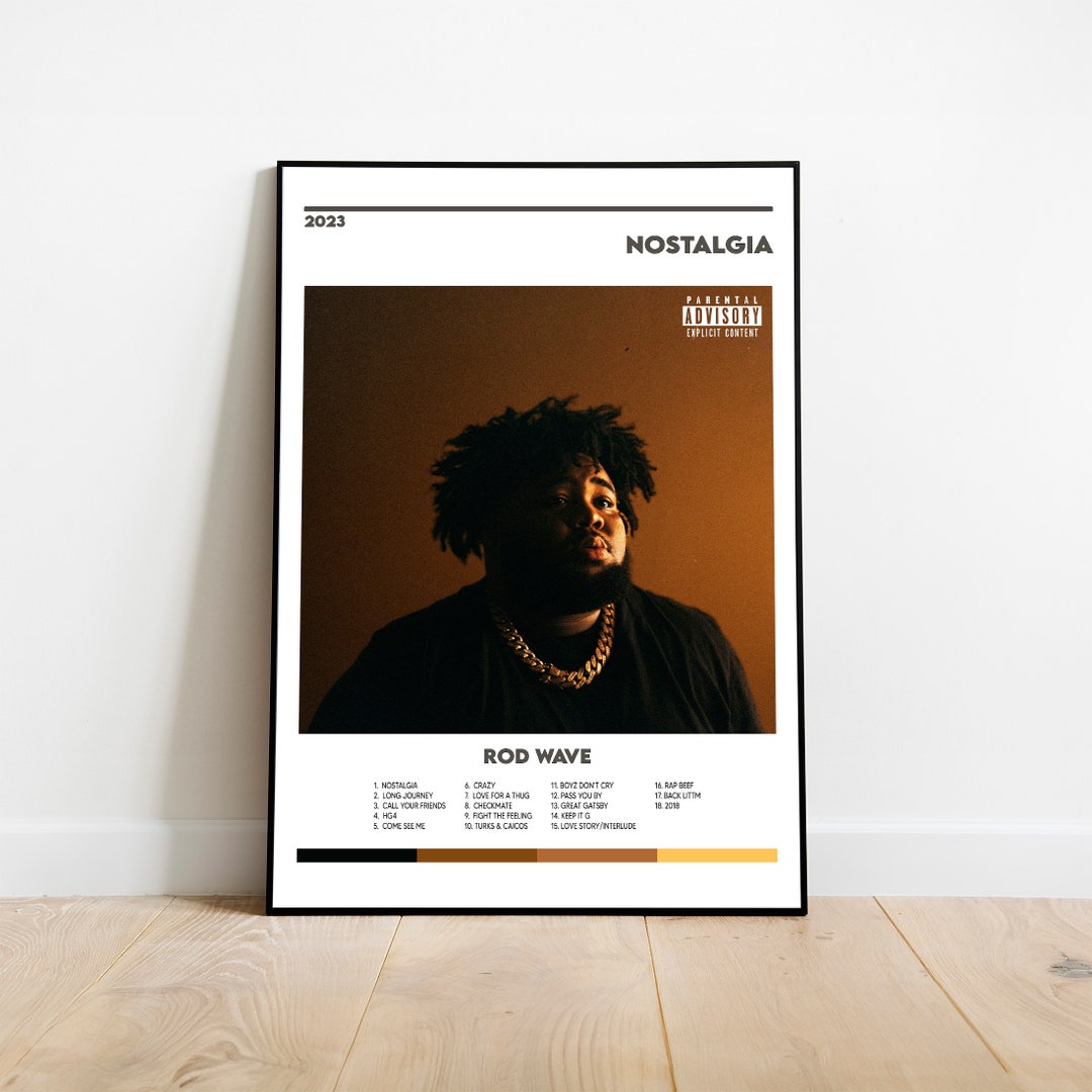 Rod Wave Nostalgia Album Cover Print Poster Digital Download Album Art ...