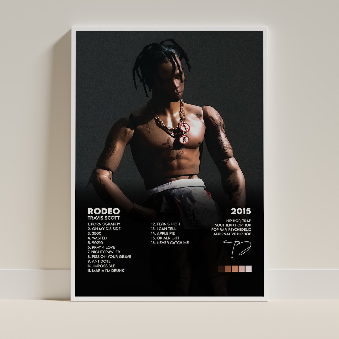 Travis Scott Rodeo Album Cover Print Poster Digital Download Album Art ...