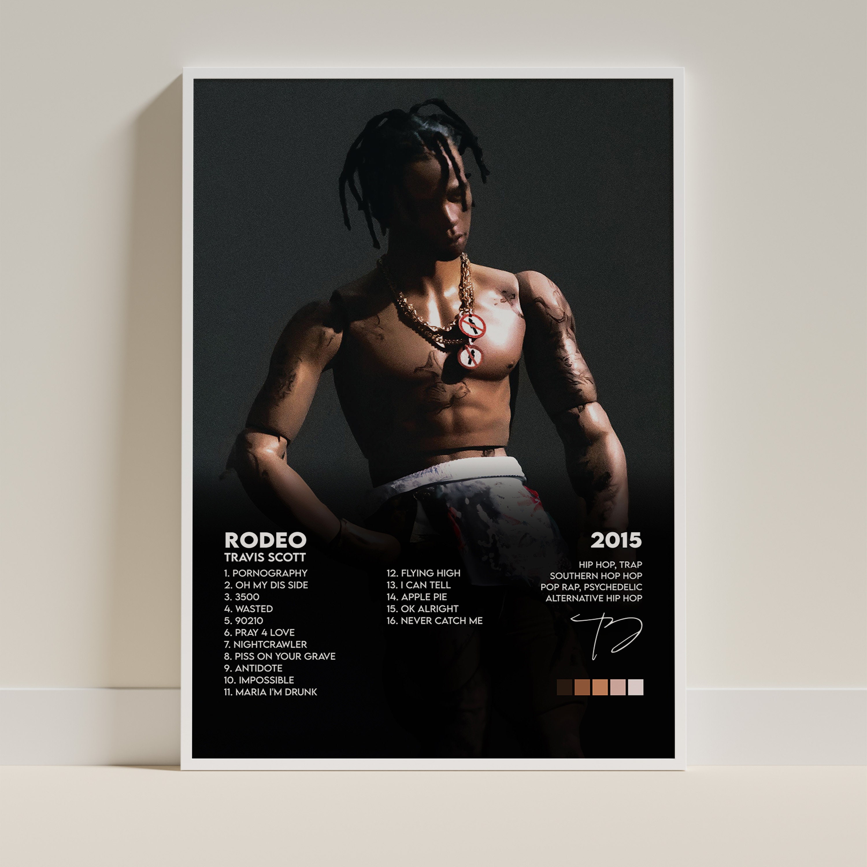 Travis Scott Rodeo Album Cover Print Poster Digital Download Album Art ...